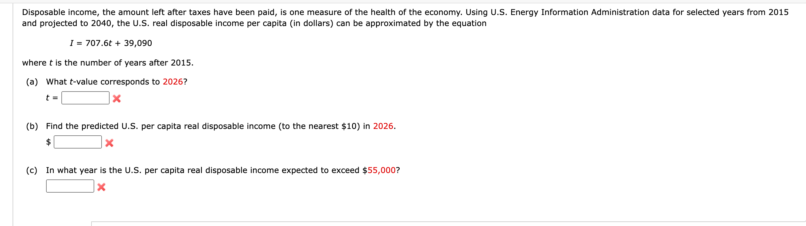 Solved Disposable income, the amount left after taxes have | Chegg.com