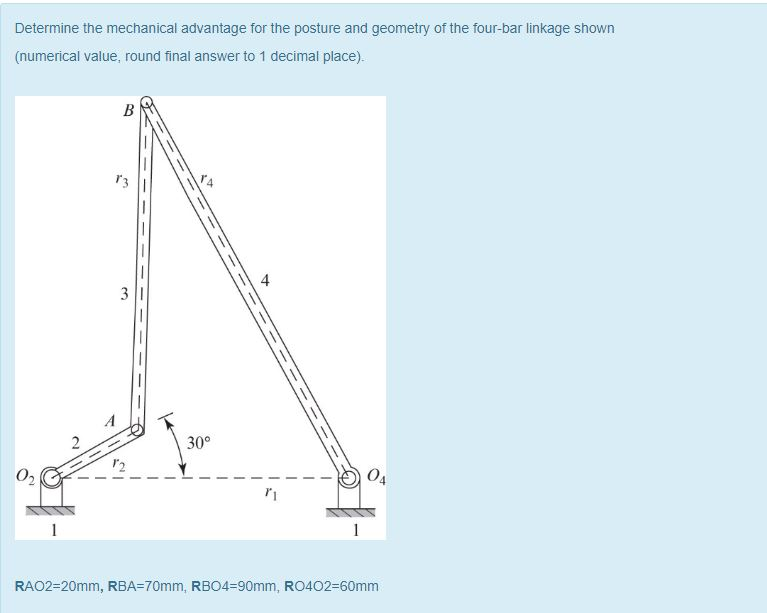 Solved Determine the mechanical advantage for the posture | Chegg.com