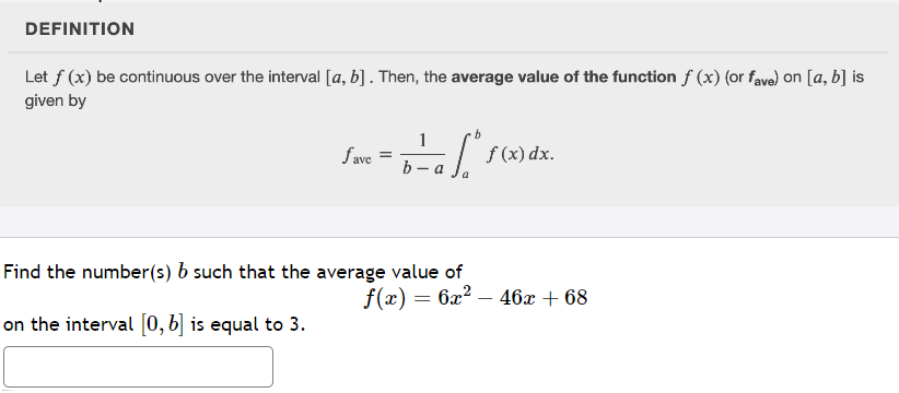 Solved Let f(x) be continuous over the interval [a,b]. Then, | Chegg.com