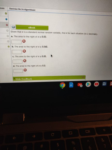 Solved ions Exercise 06.16 Algorithmic 0o eBook OGiven that | Chegg.com
