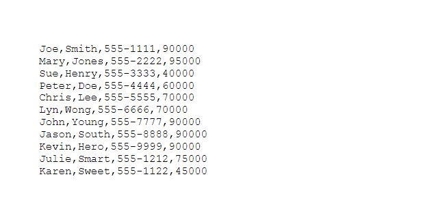 Solved Write code to open, read data from a file. Change | Chegg.com