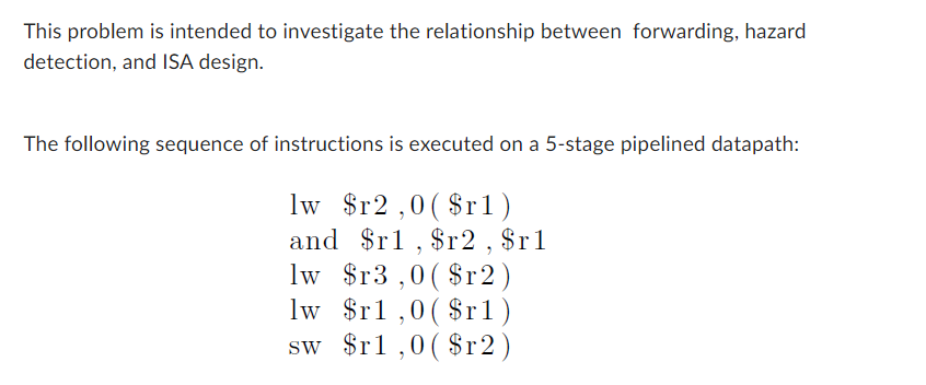 Solved This problem is intended to investigate the | Chegg.com