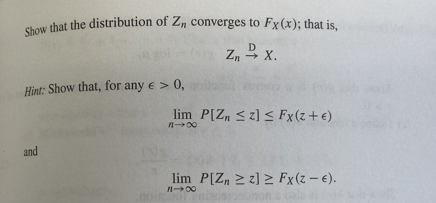 Solved 11.2 Bernstein's lemma. Let Xn, Yn and Zn be RVs such | Chegg.com
