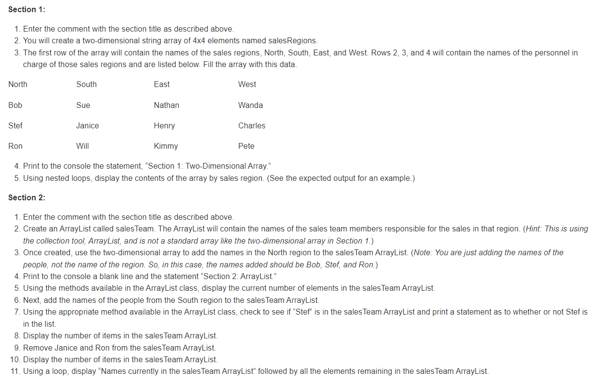 Solved IN C# PLEASE....Section 1:Enter the comment with the | Chegg.com