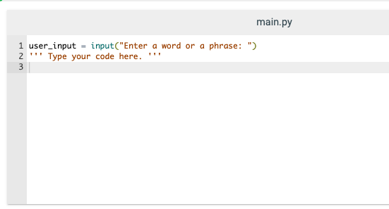 Solved Use string manipulation to determine if a word or a | Chegg.com