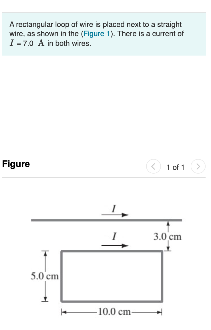 Solved A rectangular loop of wire is placed next to a | Chegg.com