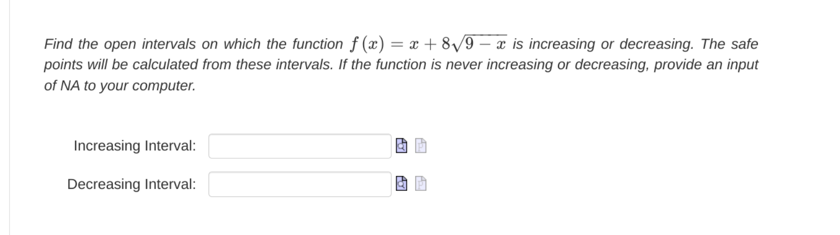 Solved Find the open intervals on which the function | Chegg.com