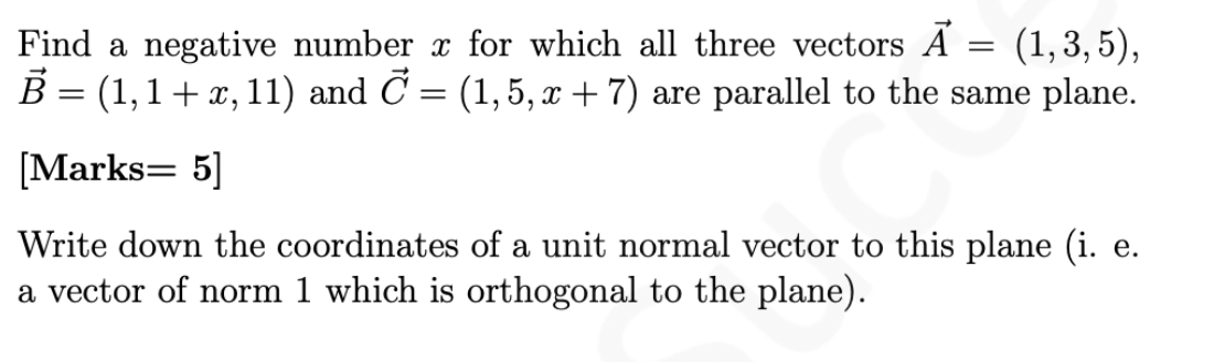 Solved Find a negative number r for which all three vectors | Chegg.com