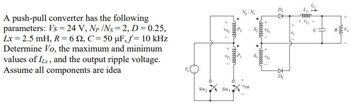 Figure Q2(a)(i) Shows A Basic Topology Of Push-pull, 59% OFF