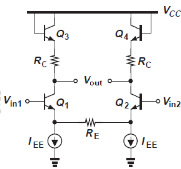 Solved Consider the differential pair shown above. Assuming | Chegg.com
