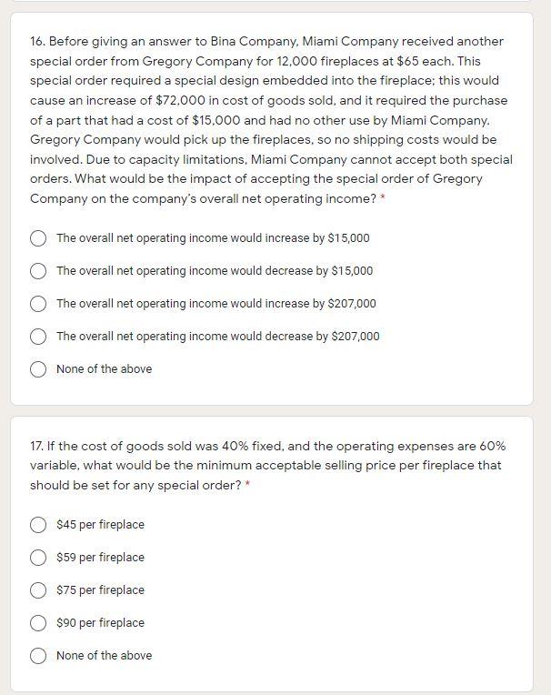 Solved PART 5: Scenario-Based Multiple-Choice Questions Use | Chegg.com