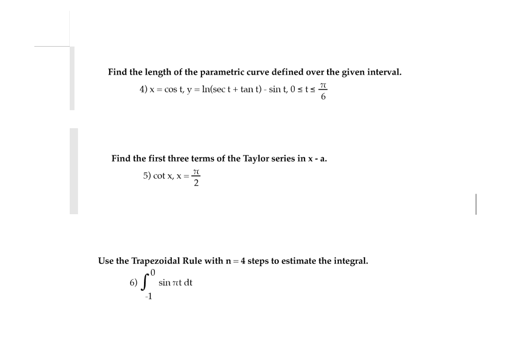 Solved Find the length of the parametric curve defined over | Chegg.com