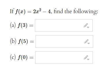 Solved If f(x)=2x2-4, ﻿find the | Chegg.com