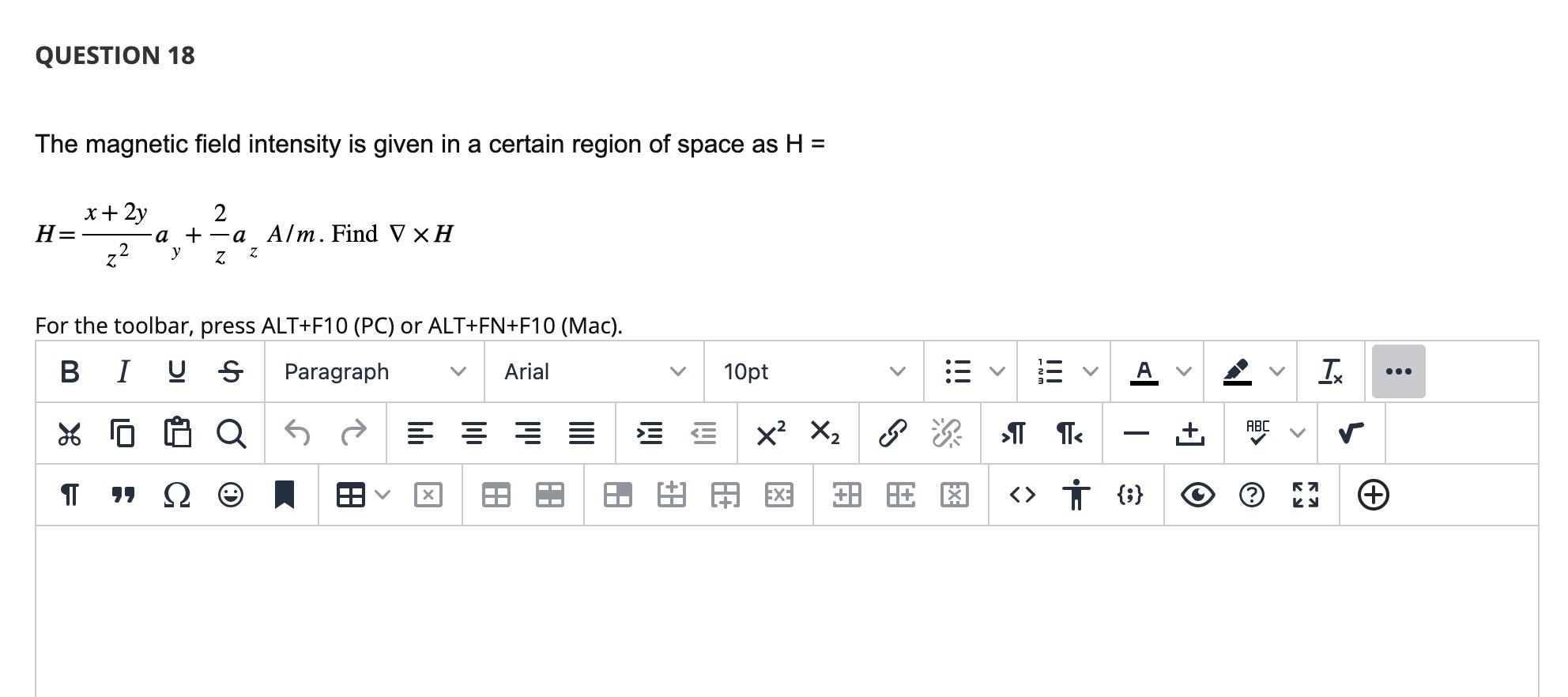 Solved Determine the curl H in the rectangular components | Chegg.com