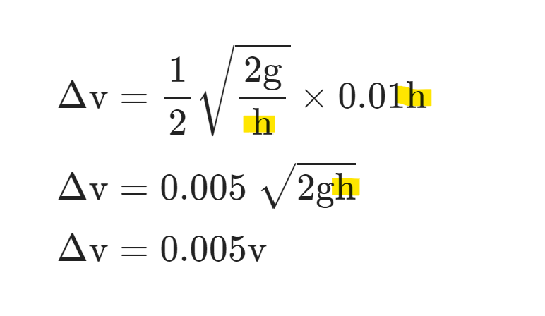 Solved May I ask you to show me how ½ root 2g/h x0.01h | Chegg.com