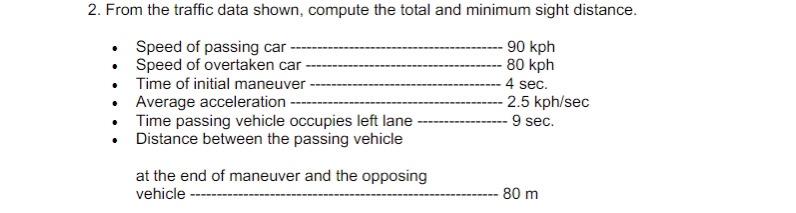 Solved 2. From the traffic data shown, compute the total and | Chegg.com