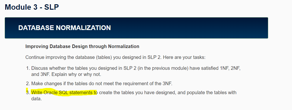 Solved I I need help with No.3 questions please. The tables | Chegg.com