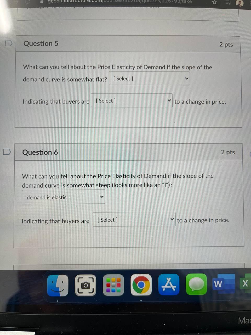 Solved 25793/take Question 5 2 pts What can you tell about | Chegg.com