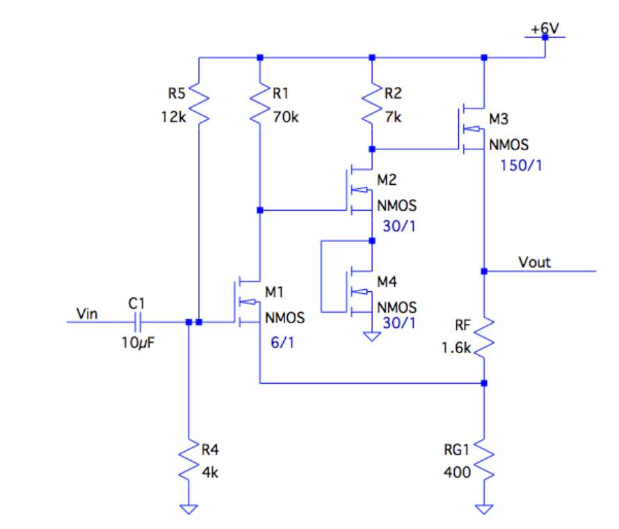 Solved Consider the amplifier in Figure 1. The MOS | Chegg.com