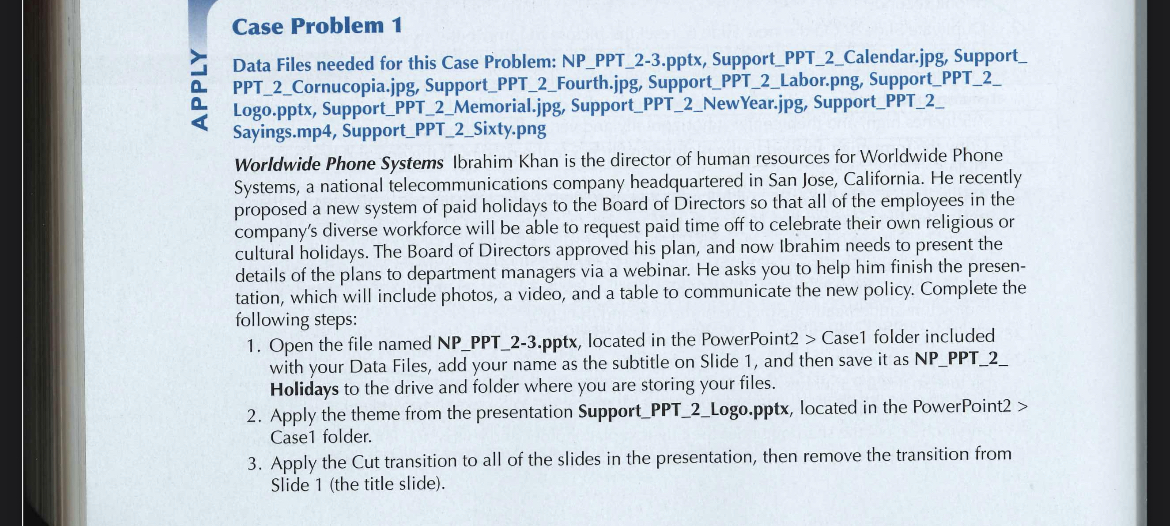 Solved Case Problem 1data Files Needed For This Case