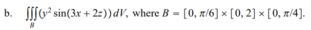 Solved Find the exact value of the following triple | Chegg.com