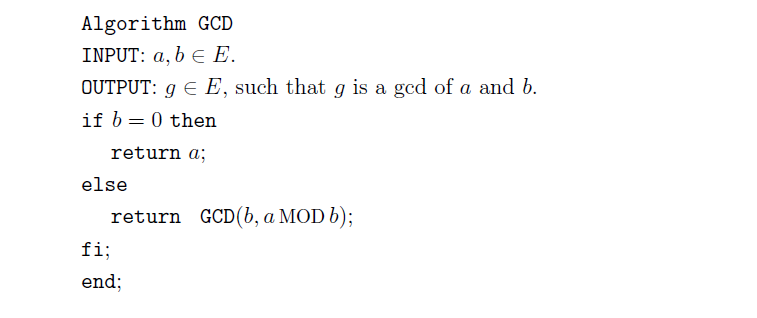 Solved Prove That The Algorithm Gcd Is Correct Please Do 
