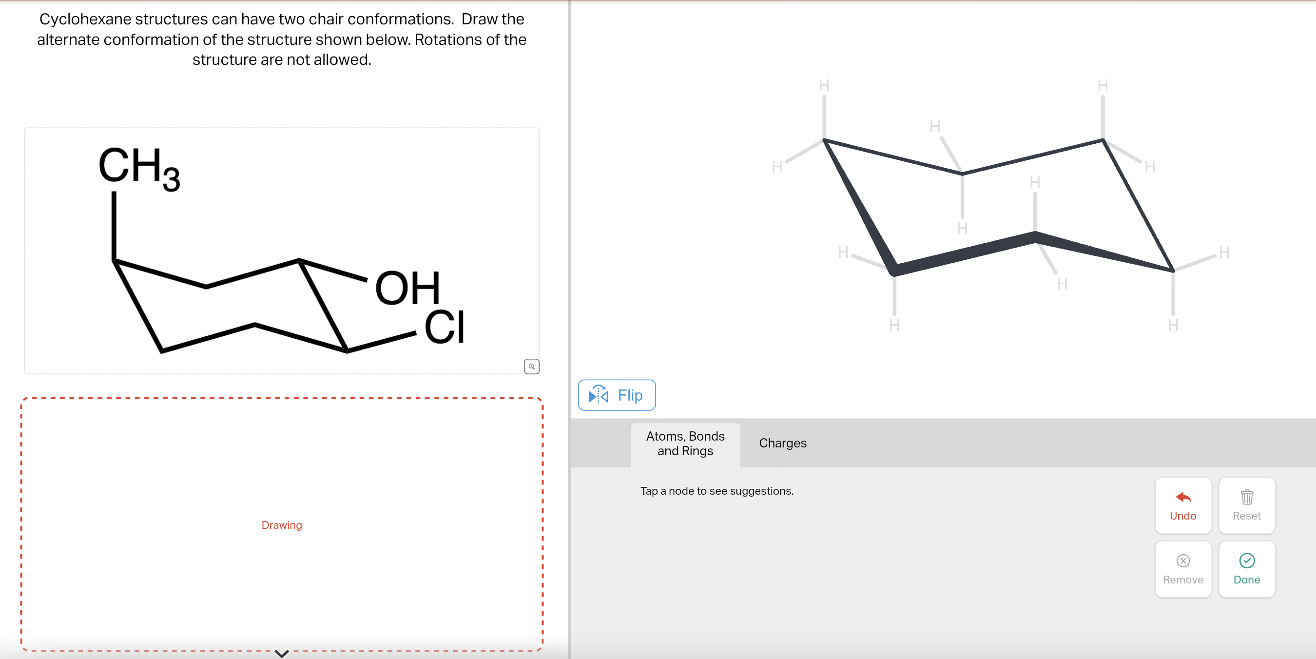 Solved Cyclohexane structures can have two chair | Chegg.com