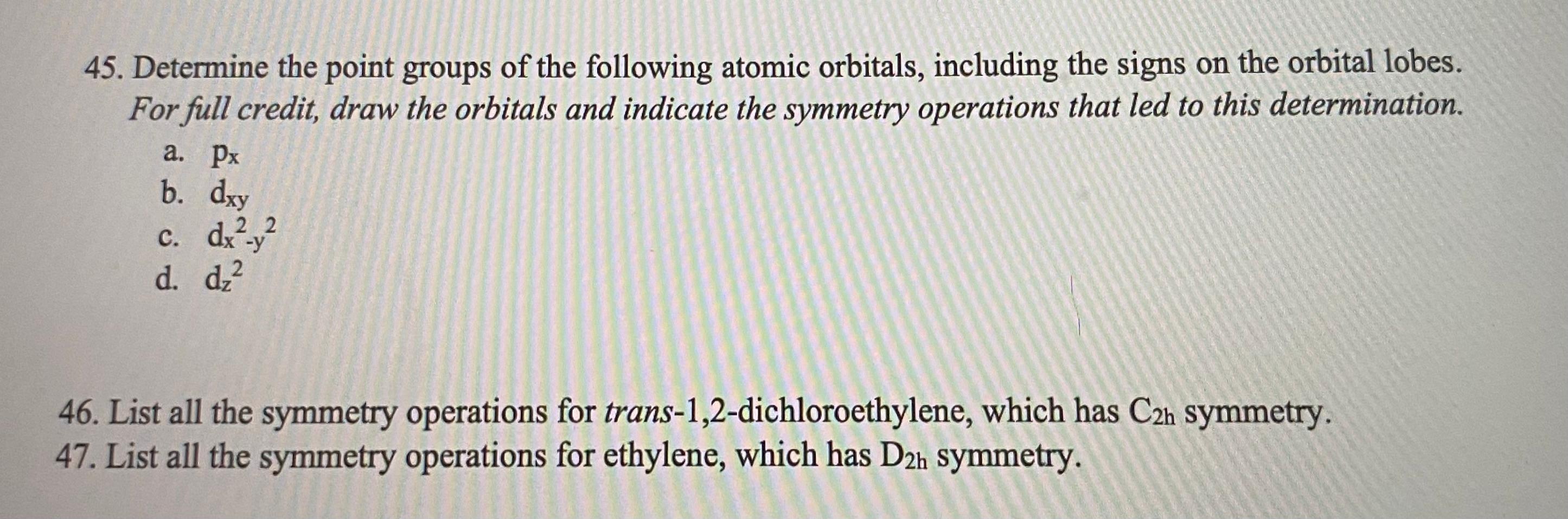Solved Need help with question 45 please! Explain your | Chegg.com