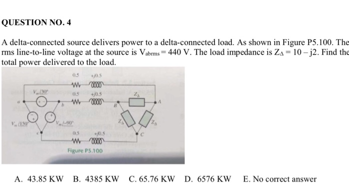 Solved QUESTION NO. 1 A certain element has a phasor voltage | Chegg.com