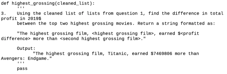import json, csv from pprint import pprint def | Chegg.com