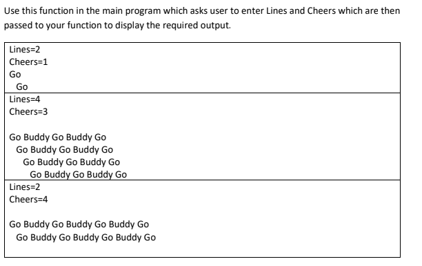 Solved Write a function which gets two integer values for | Chegg.com