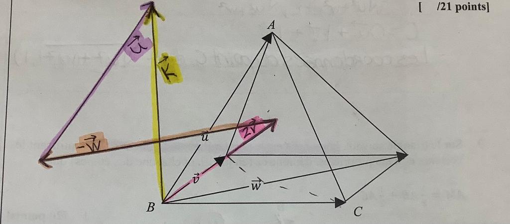 Solved ONLY NEED HELP WITH QUESTION b) Given the points | Chegg.com