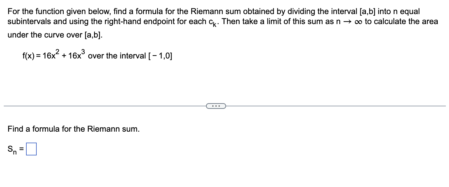Solved For The Function Given Below Find A Formula For The 