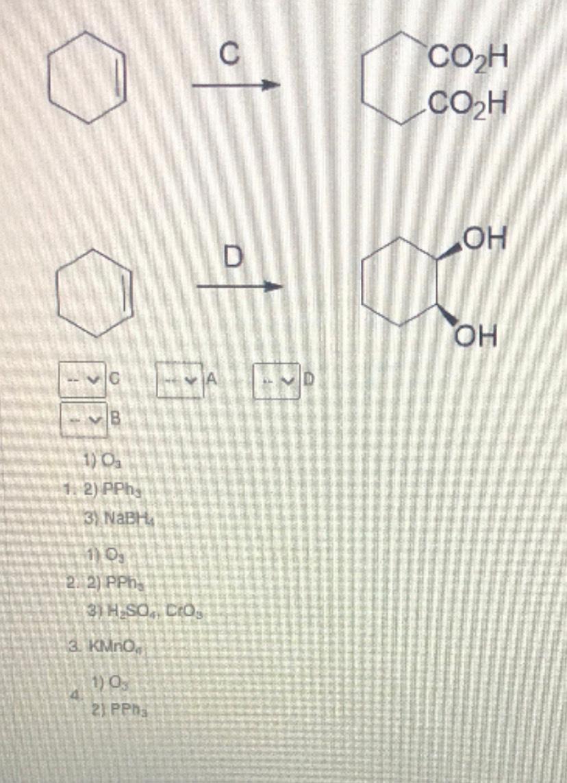 Solved Match the reagents to the reactions. Each reagent can | Chegg.com