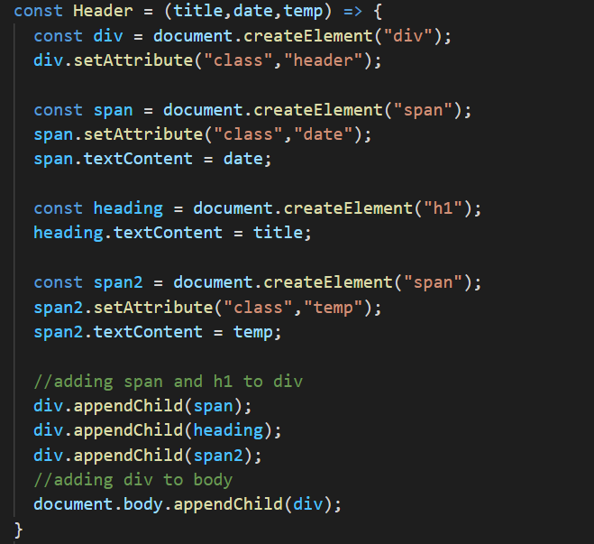 Solved const headerAppender = (selector) => { // TASK 2 // | Chegg.com