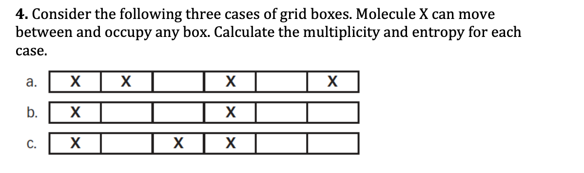 Solved Consider the following three cases of grid boxes. | Chegg.com