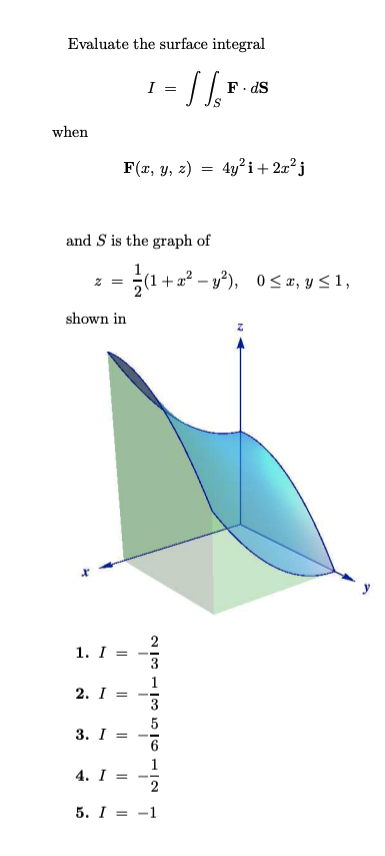 Solved Evaluate the surface | Chegg.com
