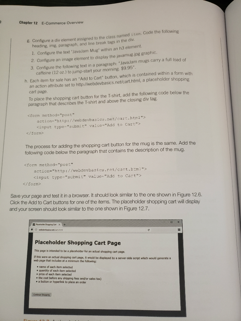 Solved Website Case Study 59 JavaJam Coffee Hous Home Dobs | Chegg.com
