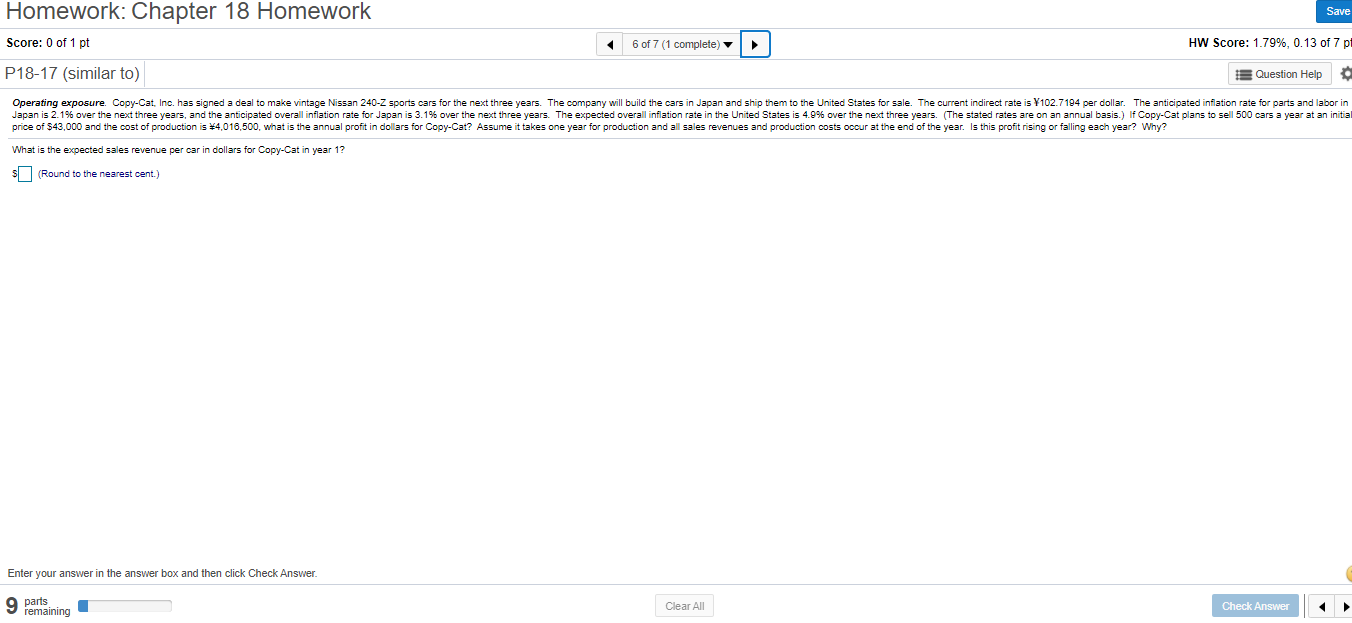 Solved Homework Chapter 18 Homework Save Score 0 Of 1 Pt 5