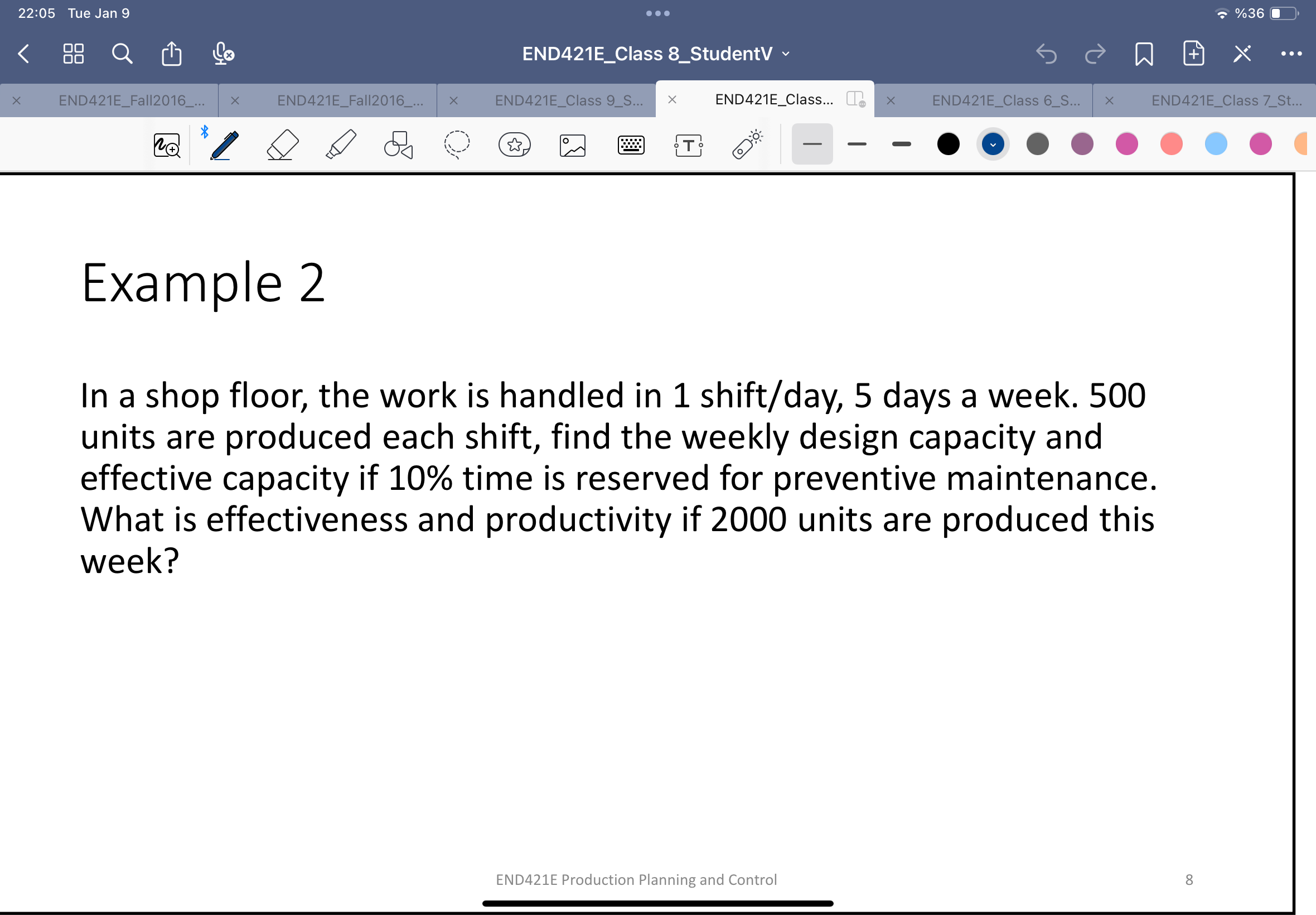 Solved Example 2In a shop floor, the work is handled in 1 | Chegg.com