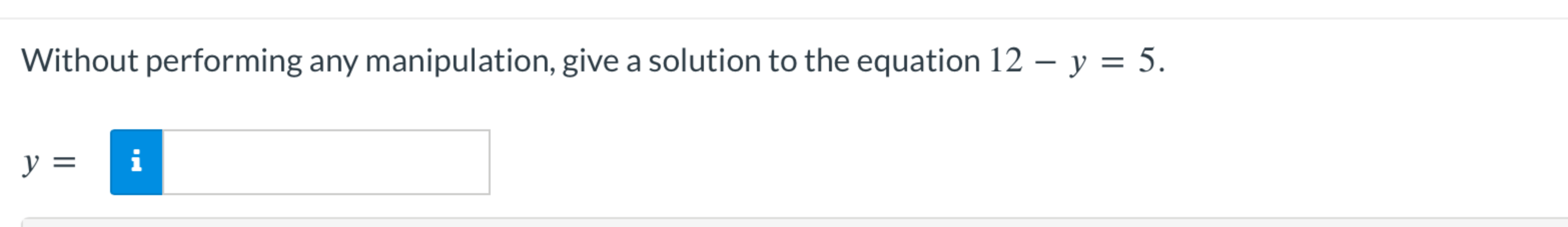 Solved Without performing any manipulation, give a solution | Chegg.com