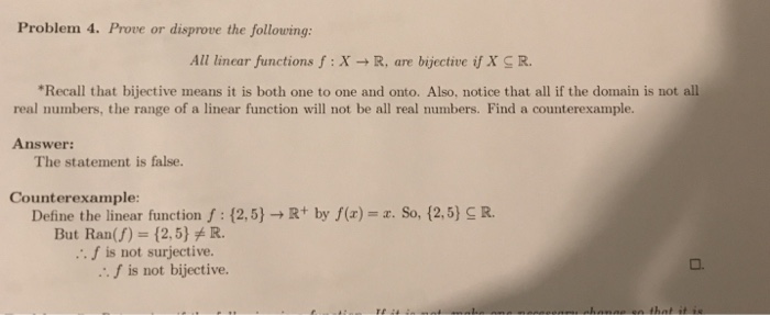 Solved Prove or disprove the following: All linear | Chegg.com