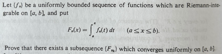 Solved Let {fn} be a uniformly bounded sequence of functions | Chegg.com
