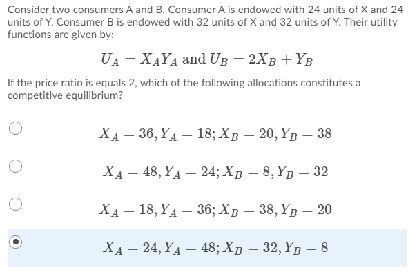 Solved Consider a consumer who has a utility function given | Chegg.com