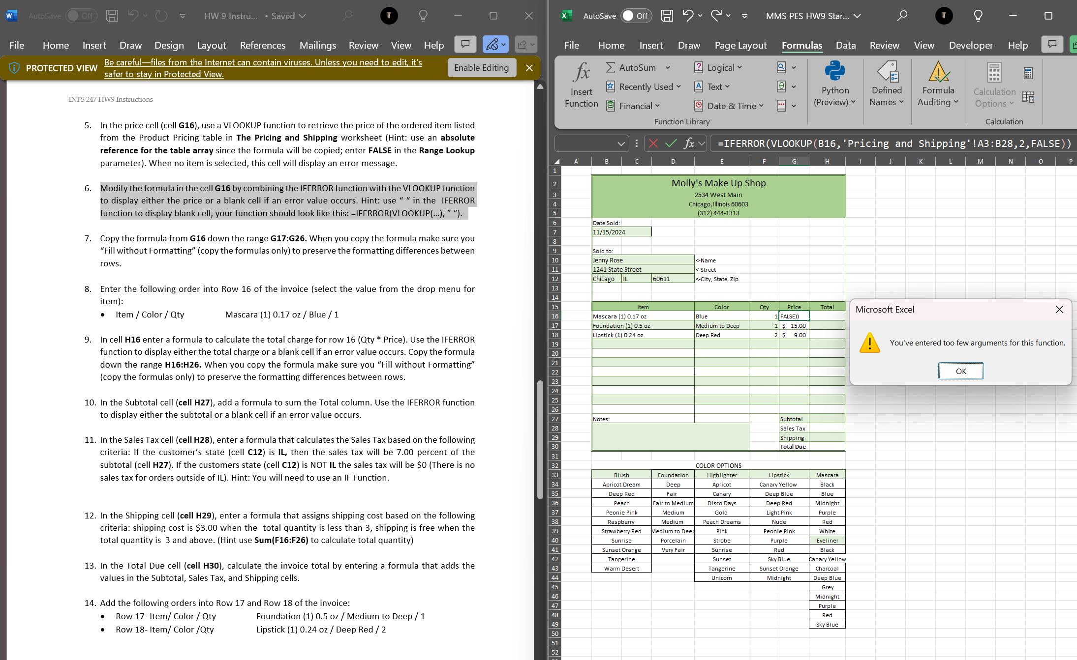 Solved by an EXPERT 1. ﻿Modify the formula in the cell G16 ﻿by | Chegg.com