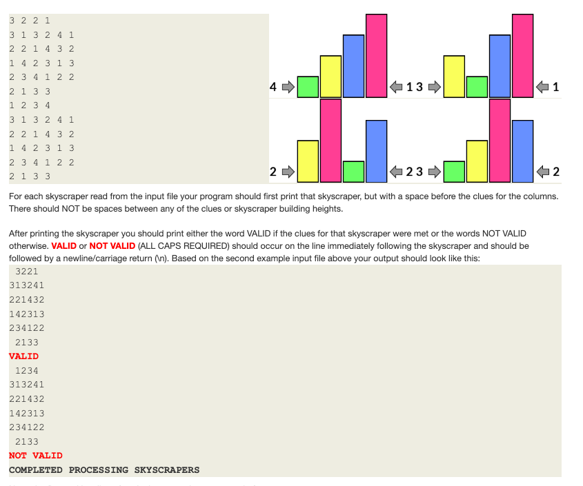 Solved Assignment \#1 - Skyscrapers Background: The purpose | Chegg.com