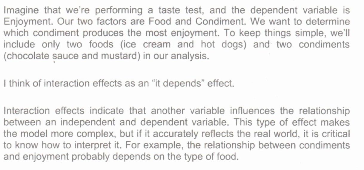 Solved Imagine that we're performing a taste test, and the | Chegg.com