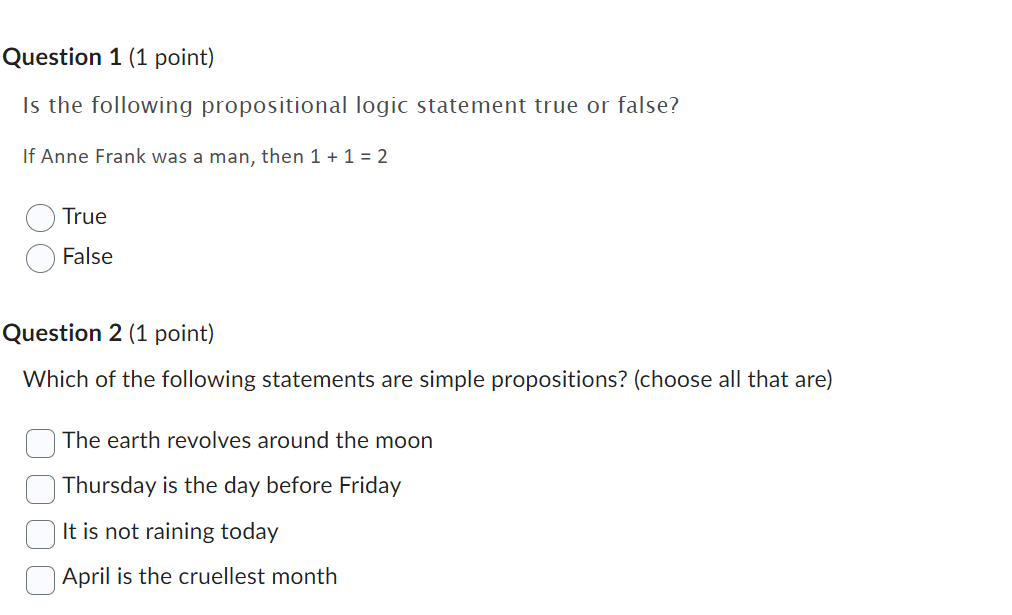 Solved Is the following propositional logic statement true | Chegg.com