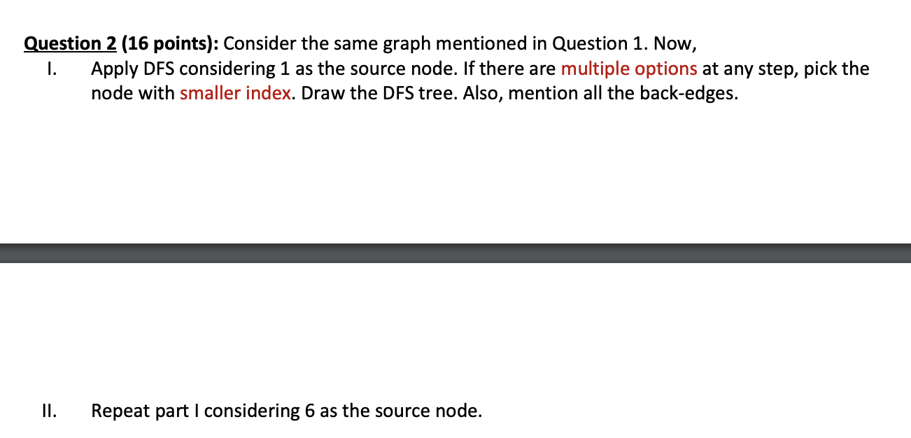 Solved Question 5 ( 24 points): Consider the same graph | Chegg.com Solved Question 5 ( 24 points): Consider the same graph | Chegg.com
