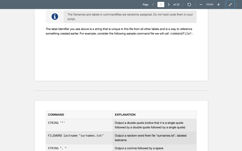 Page of 10 ZOOM + Lab 6: Filemaker Introduction | Chegg.com
